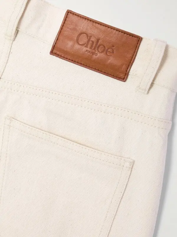 Chloé High-rise Straight-leg Jeans - White