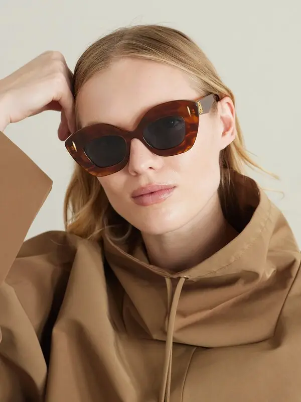 Loewe Oversized Cat-eye Sunglasses - Tortoiseshell