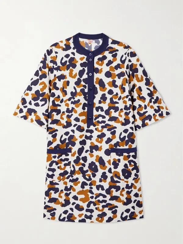 ERES Coquillage Marée Printed Cotton And Silk-blend Twill Coverup