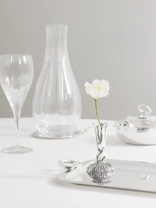 Christofle Onion -plated Vase