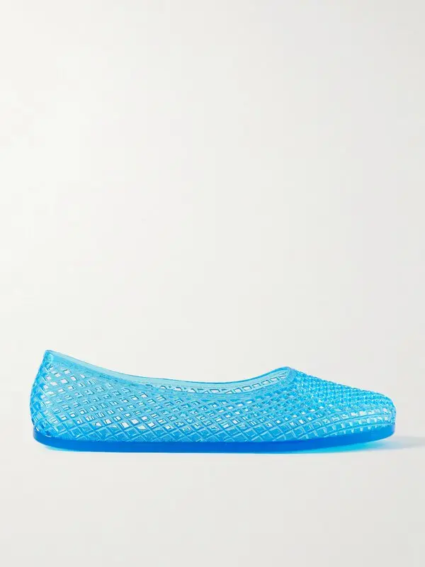 ANCIENT GREEK SANDALS Iro Pvc Ballet Flats - Blue