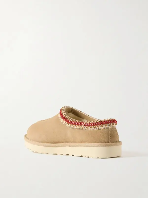 UGG Tasman Wool-blend Fleece-lined Slippers - Neutrals