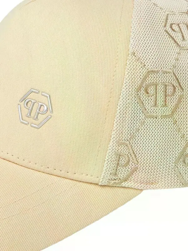 Philipp Plein Hexagon Monogram Baseball Cap - Neutrals
