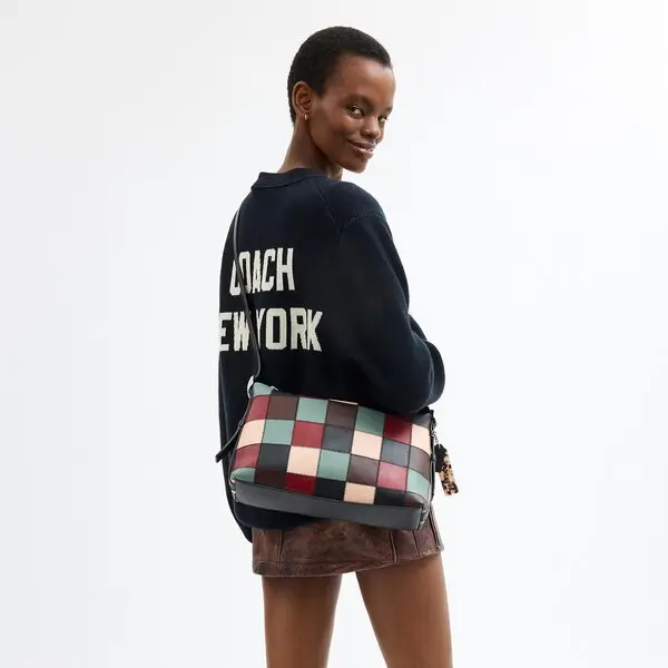 COACHTOPIA Alter/ego Checkerboard Slouchy Shoulder Bag