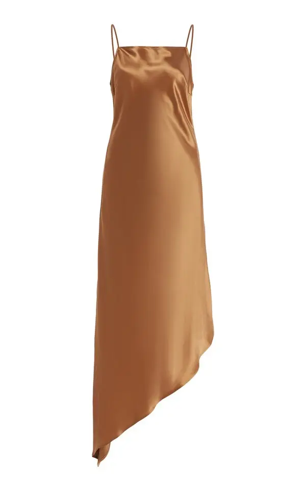 BY MALENE BIRGER Leviana Satin Midi Slip Dress