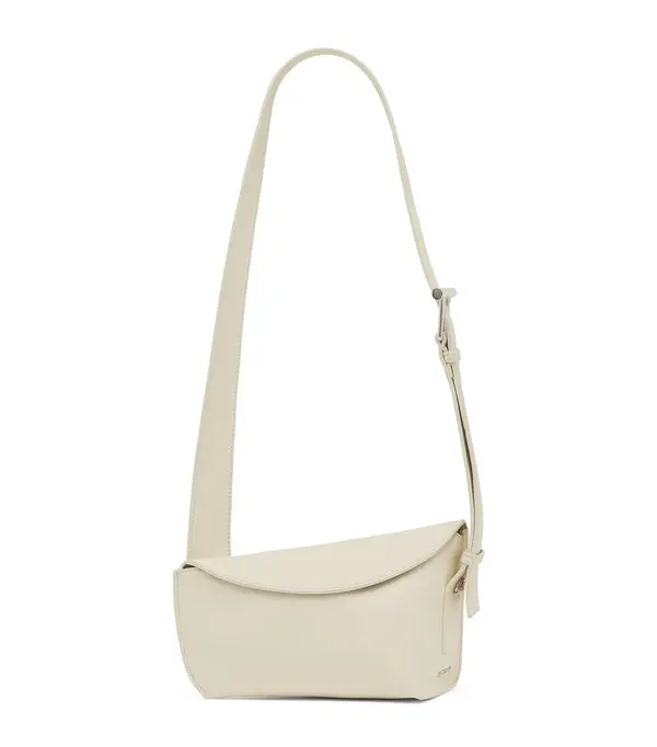 Alexander McQueen Leather T-bar Sling Cross-body Bag - Nude