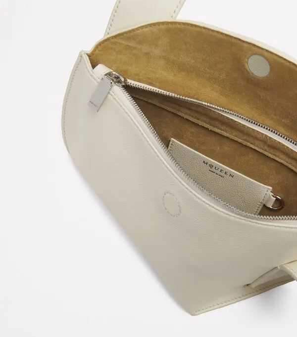 Alexander McQueen Leather T-bar Sling Cross-body Bag - Nude
