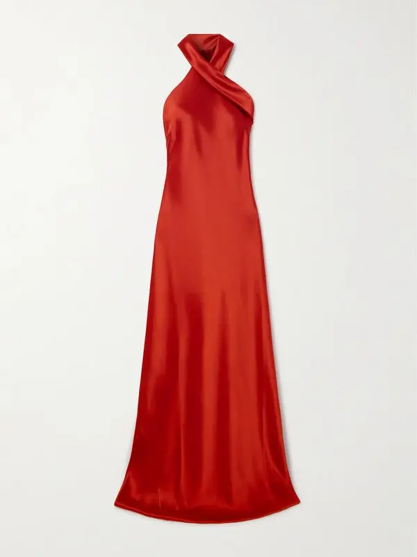 Galvan Pandora Satin Gown