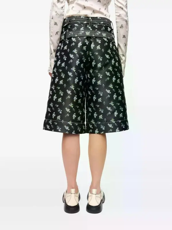 GANNI Floral-print Shorts