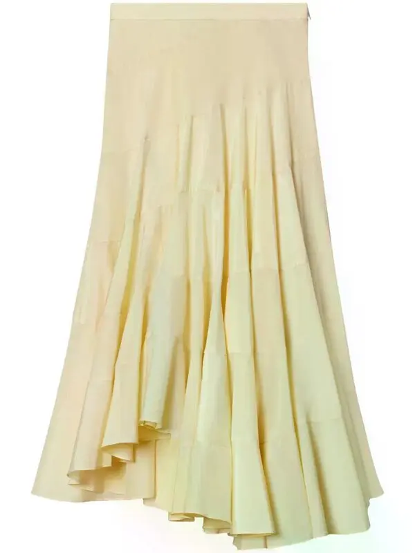 Tory Burch Pleated Skirt - Yellow