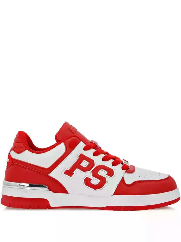 PLEIN SPORT Logo-appliqué Sneakers - White