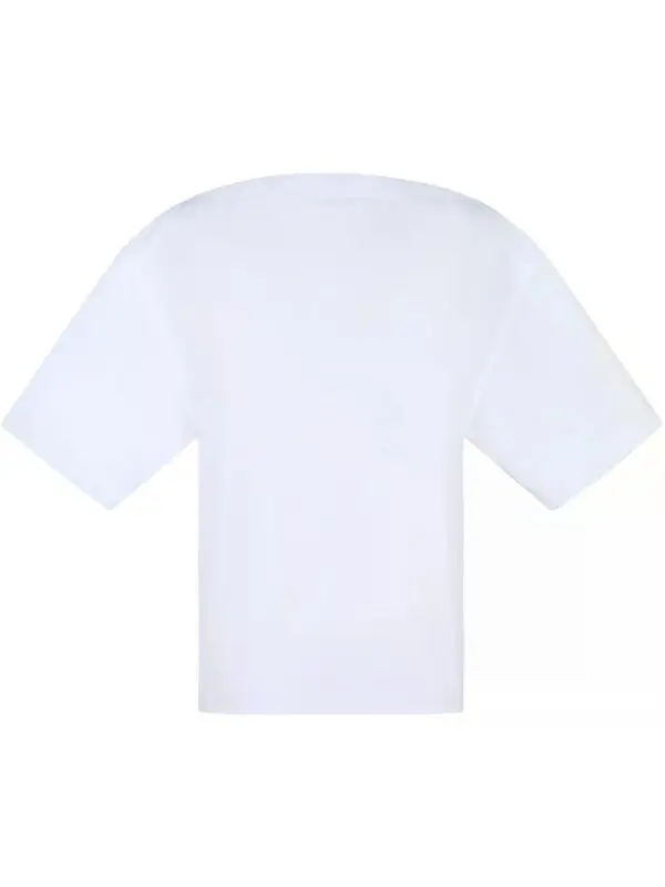 TOD'S Slash-neck Cotton T-shirt
