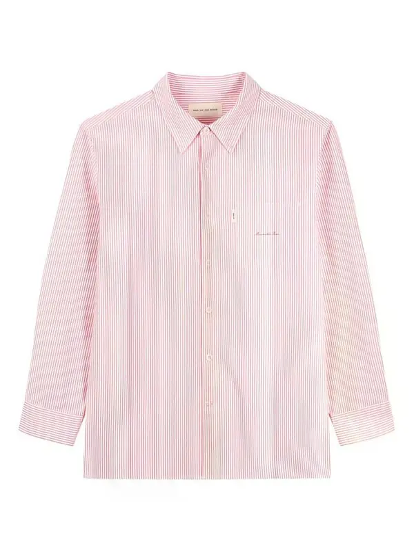 MAN ON THE BOON. Striped Shirt - Pink