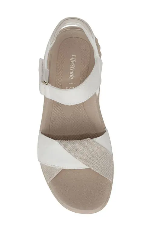 LIFESTRIDE Bzees Lane Sandal - White