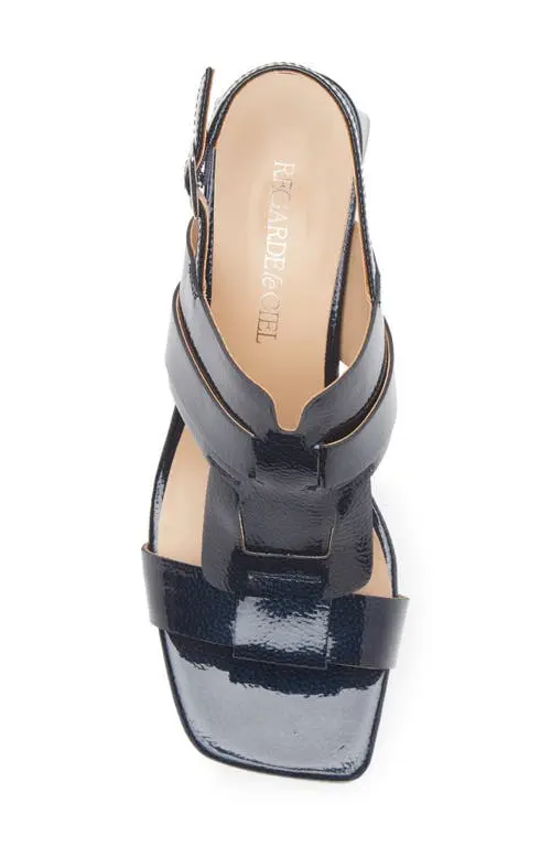 Regarde Le Ciel Amalia Slingback Sandal - Rock Navy 6920