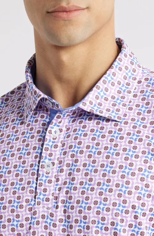 SWANNIES Sutton Print Golf Polo