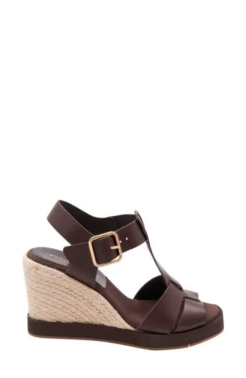 Andre Assous Farami Espadrille Wedge Sandals - Cocoa Powder