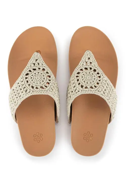 THE SAK Everly Sandal - Natural Medallion