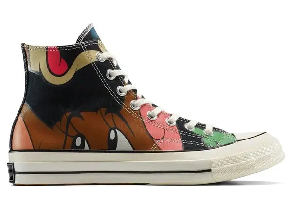 CONVERSE Chuck Taylor All Star Hi Tom & Jerry Oversized Print - Black/multi/egret