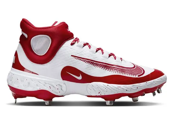 Nike Alpha Huarache Elite 4 Mid - White/university Red