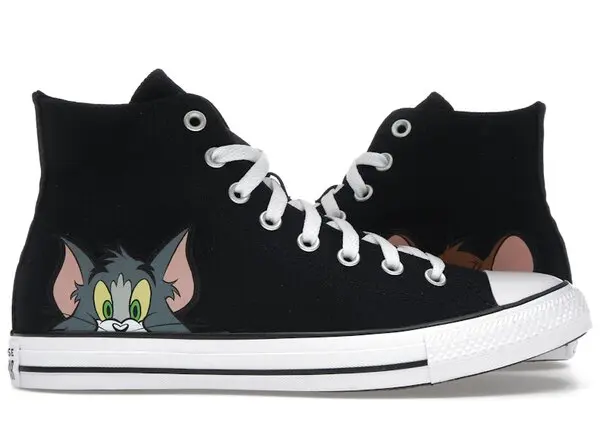 CONVERSE Chuck Taylor All Star Hi Tom & Jerry Sneakers - Black/multi/white