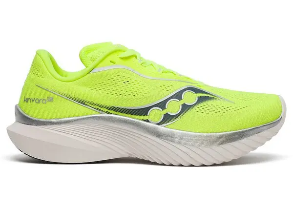 Saucony Kinvara 15 Athletic Sneakers - Citron/silver