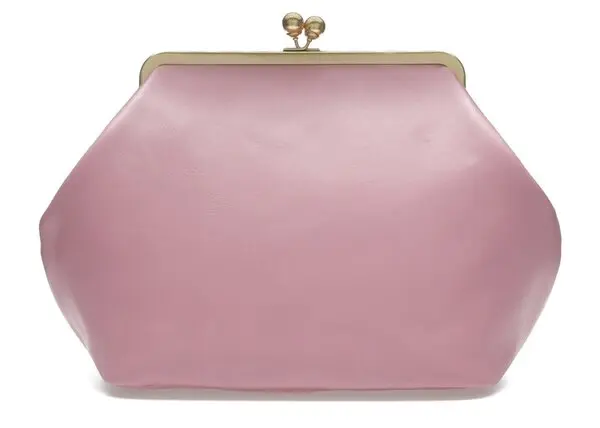 COACH Large Kisslock Frame Bag - Brass/rose