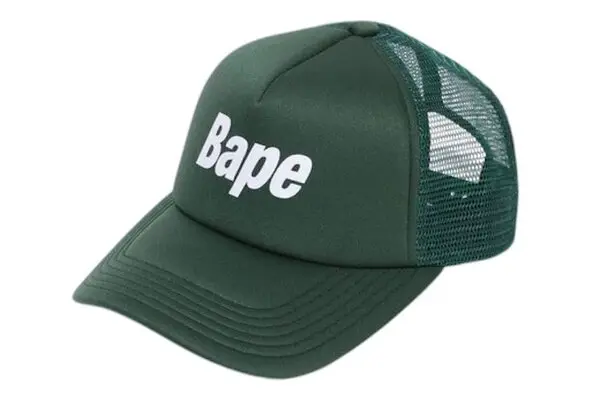BAPE Logo Mesh Cap - Green