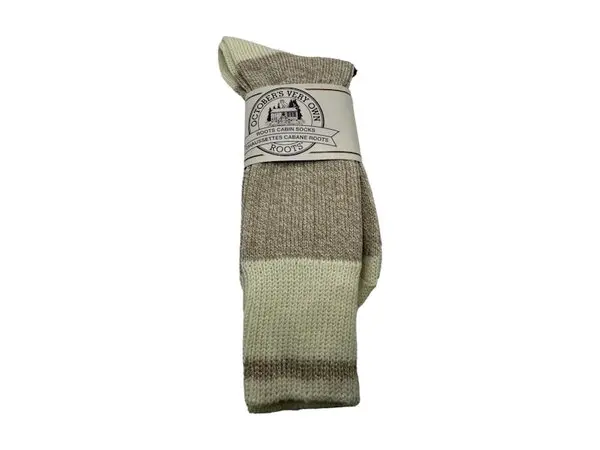 OVO X Roots Cabin Socks - Oatmeal