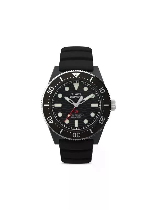 TIMEX Deepwater 43mm Diver Watch - Black