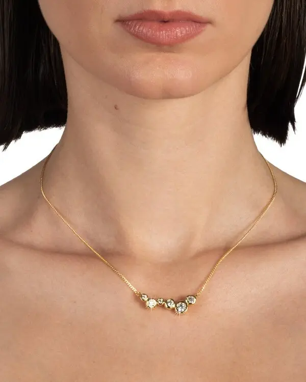 Alexis Bittar 14k Plated Constellation Chain Necklace
