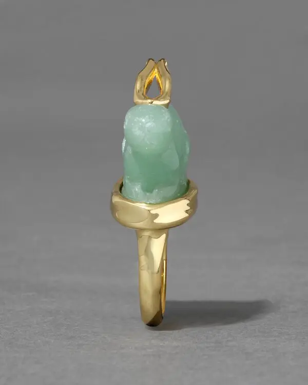 Alexis Bittar Bunny Cocktail Ring - Aventurine