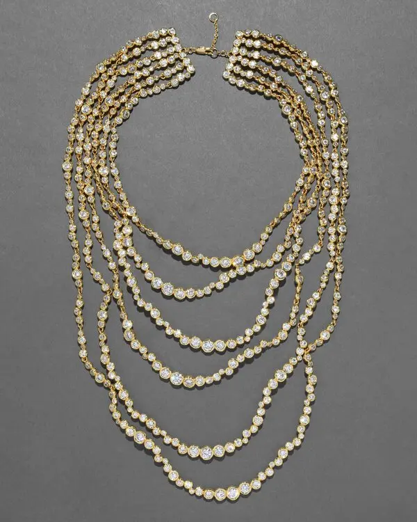 Alexis Bittar Astrales Multi Layered Bib Necklace