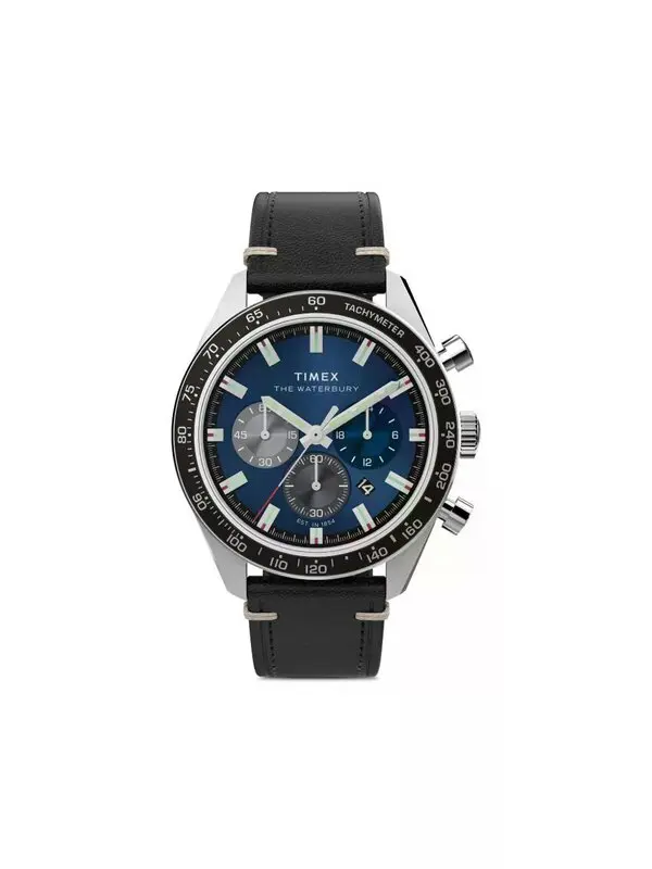 Timex Waterbury Chronograph Watch - Blue