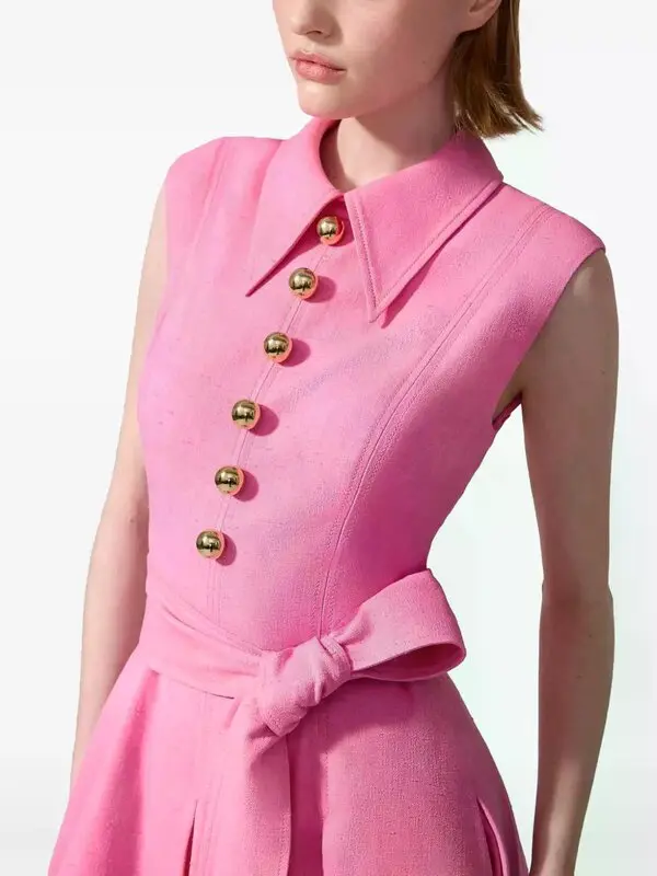 Carolina Herrera Belted Midi Dress