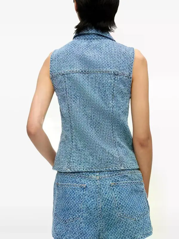 GANNI Tweed Shirt