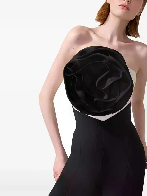 Carolina Herrera V-waist Wide-leg Pants
