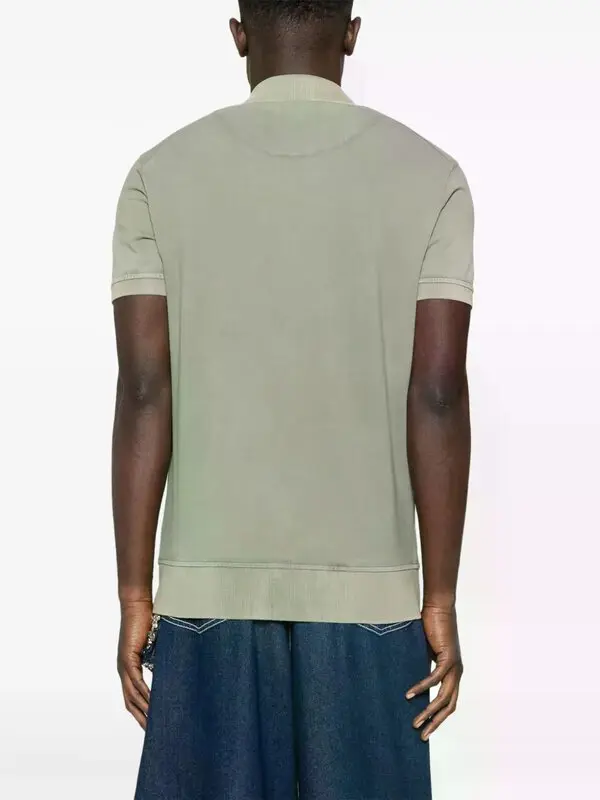 VIVIENNE WESTWOOD Garment-dyed Piqué Polo Shirt - Green