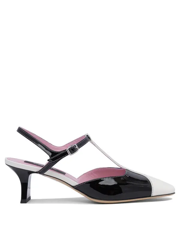 CAREL T-bar Low Heel Sandals