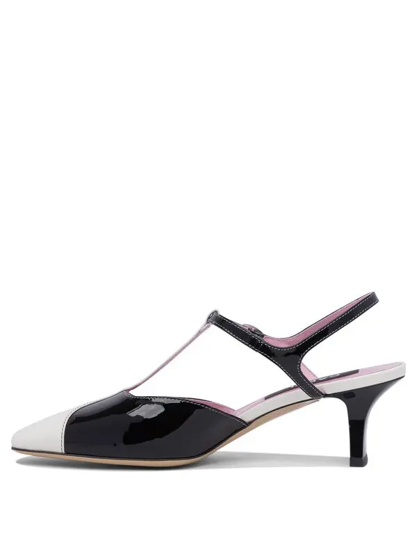 CAREL T-bar Low Heel Sandals
