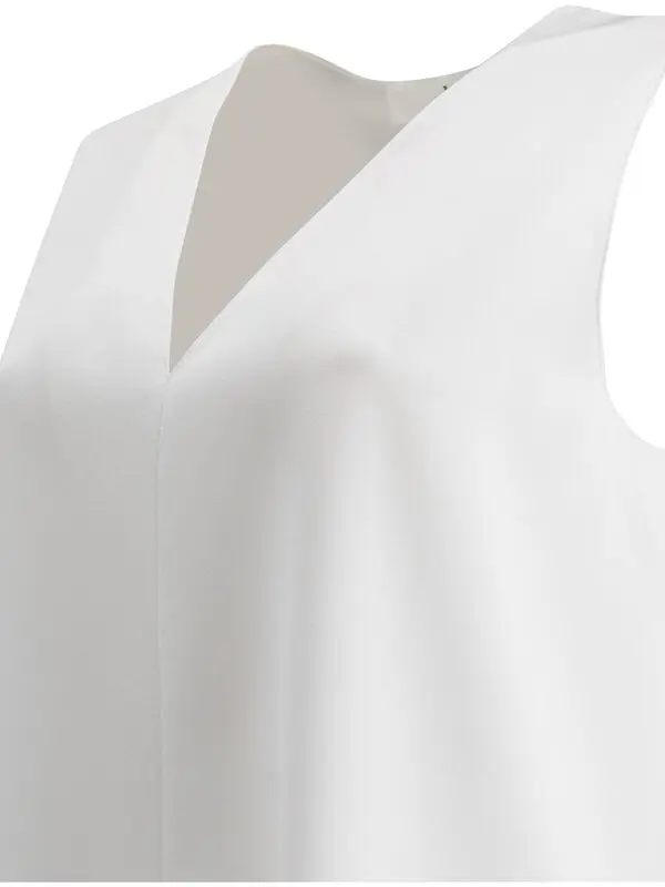 F.IT Sleeveless Relaxed Fit Top - White
