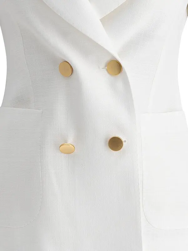 Tagliatore Double-breasted Blazer - White