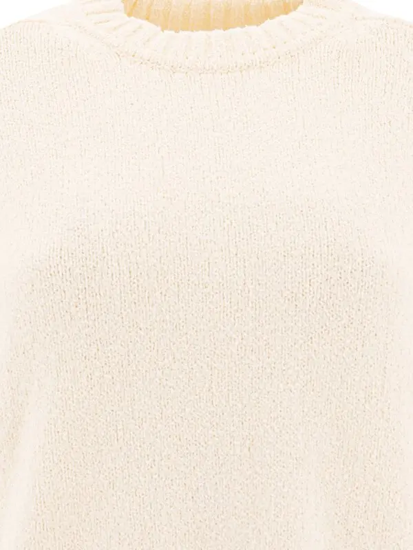 LOULOU STUDIO Canillo Crewneck Sweater - White