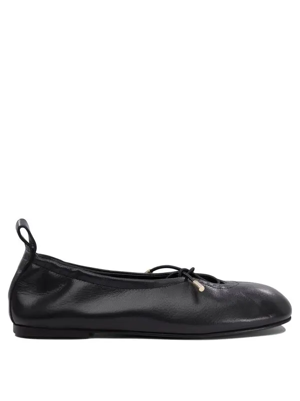 ALOHAS Leather Ballerinas - Black