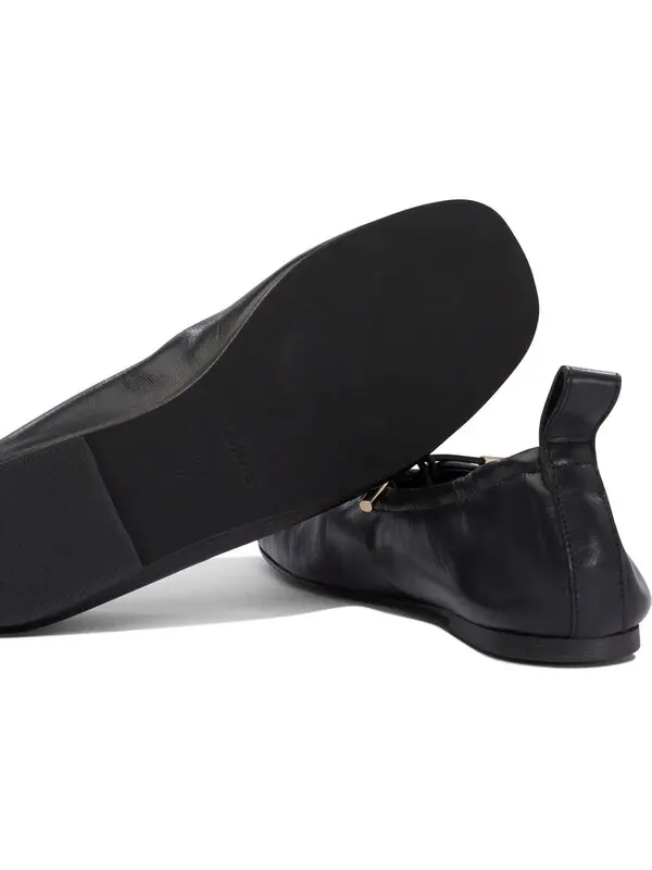 ALOHAS Leather Ballerinas - Black