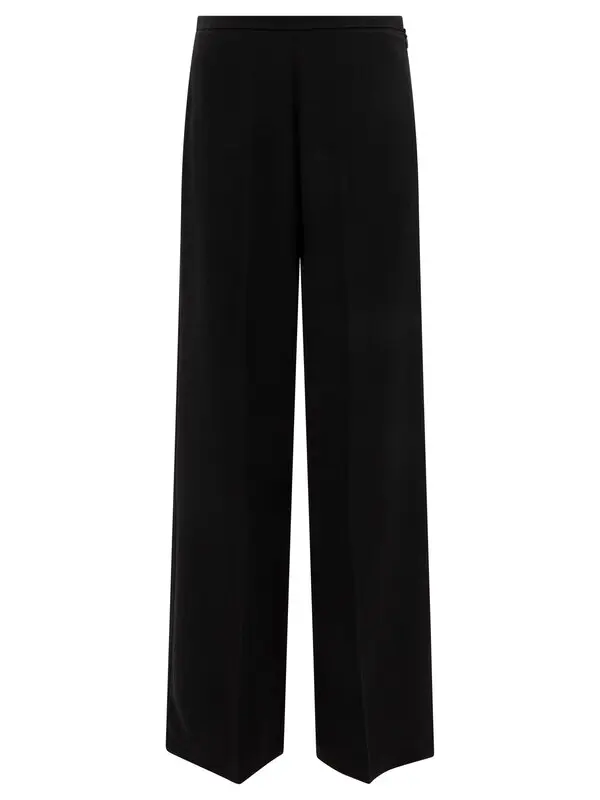 F.IT Solid Color Trousers - Black