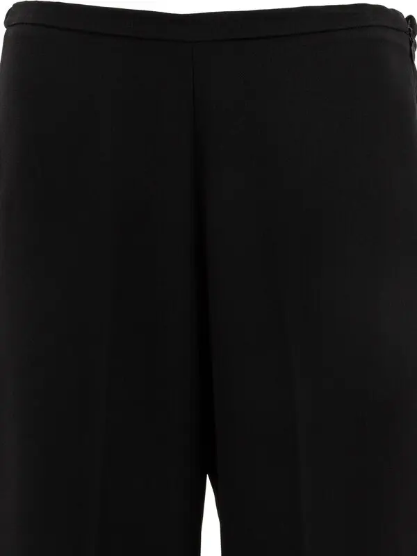 F.IT Solid Color Trousers - Black