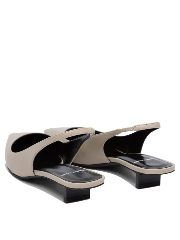 Pierre Hardy Heeled Slingbacks - Beige
