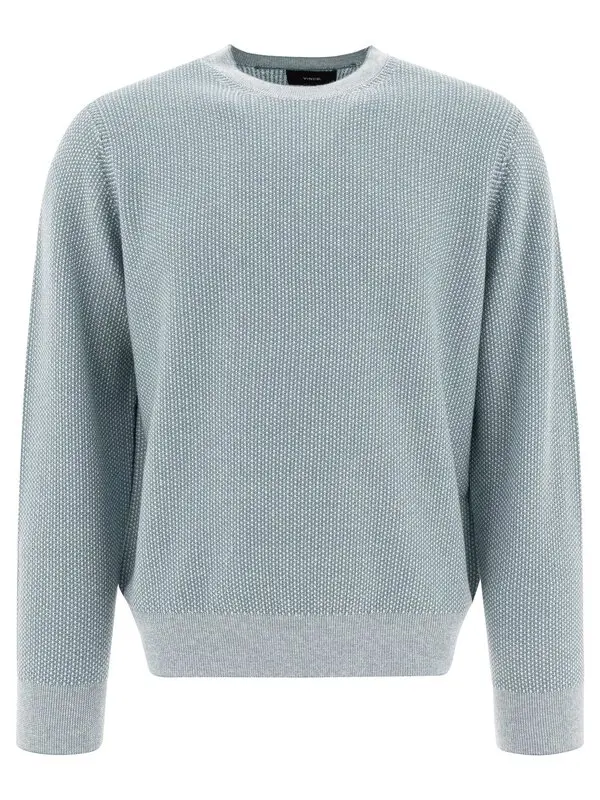 VIN CE. Geometric Jacquard Knitwear