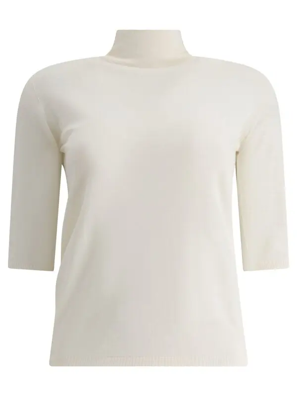 Max Mara Wool Turtleneck - White